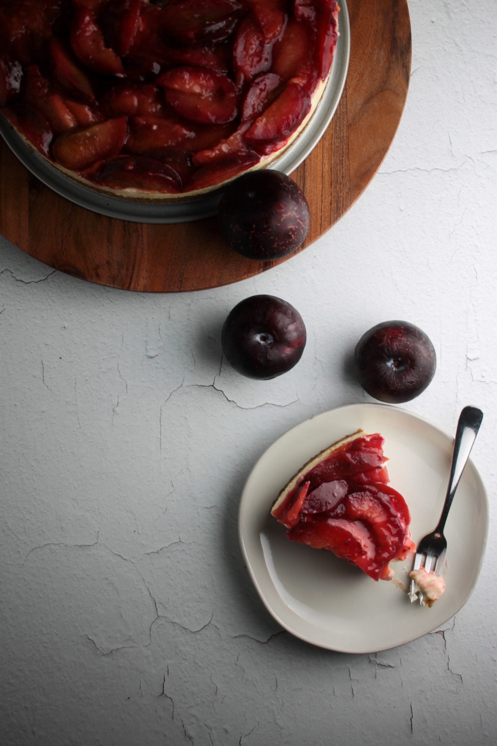 The Best Plum Cheesecake You'll Ever Have! - The Bonnie Fig