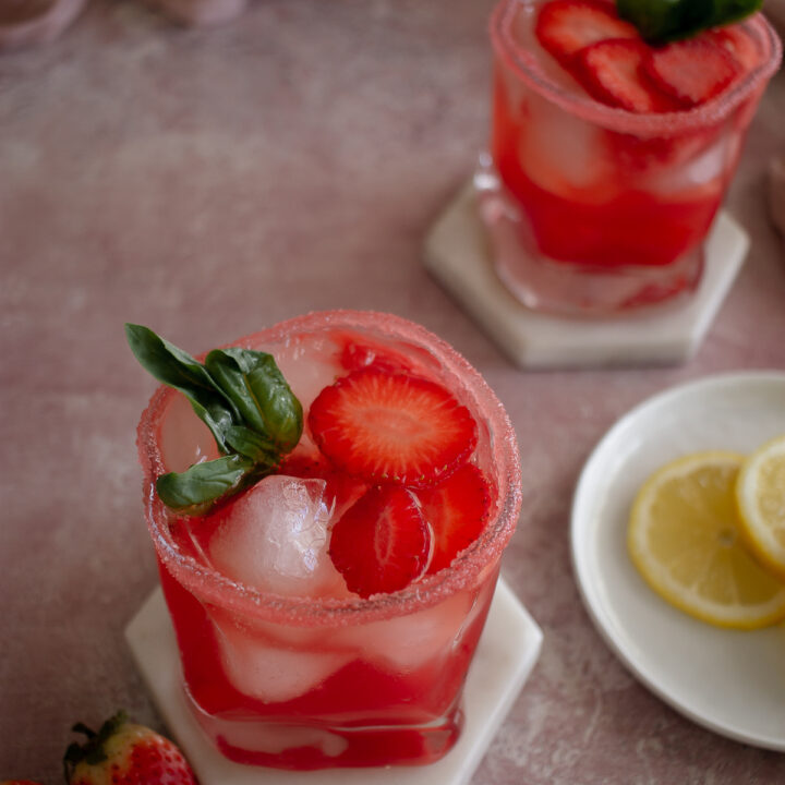 Easy and Refreshing Strawberry Mocktail - The Bonnie Fig