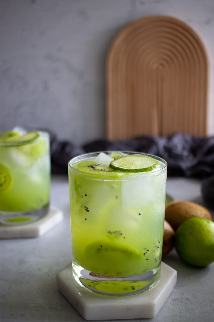 The Best Kiwi & Lime Vodka Sour Recipe - The Bonnie Fig