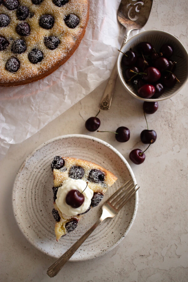 How to Make a Cherry Chip Cake with Real Cherries