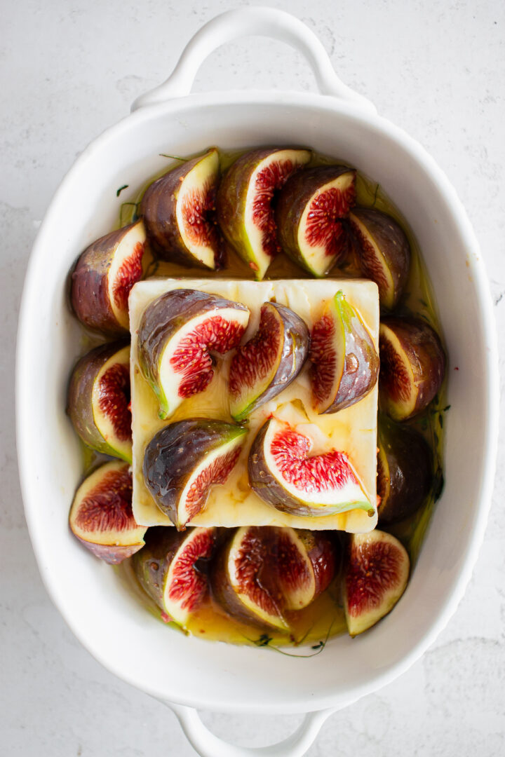 The Best Baked Feta Recipe With Figs And Honey