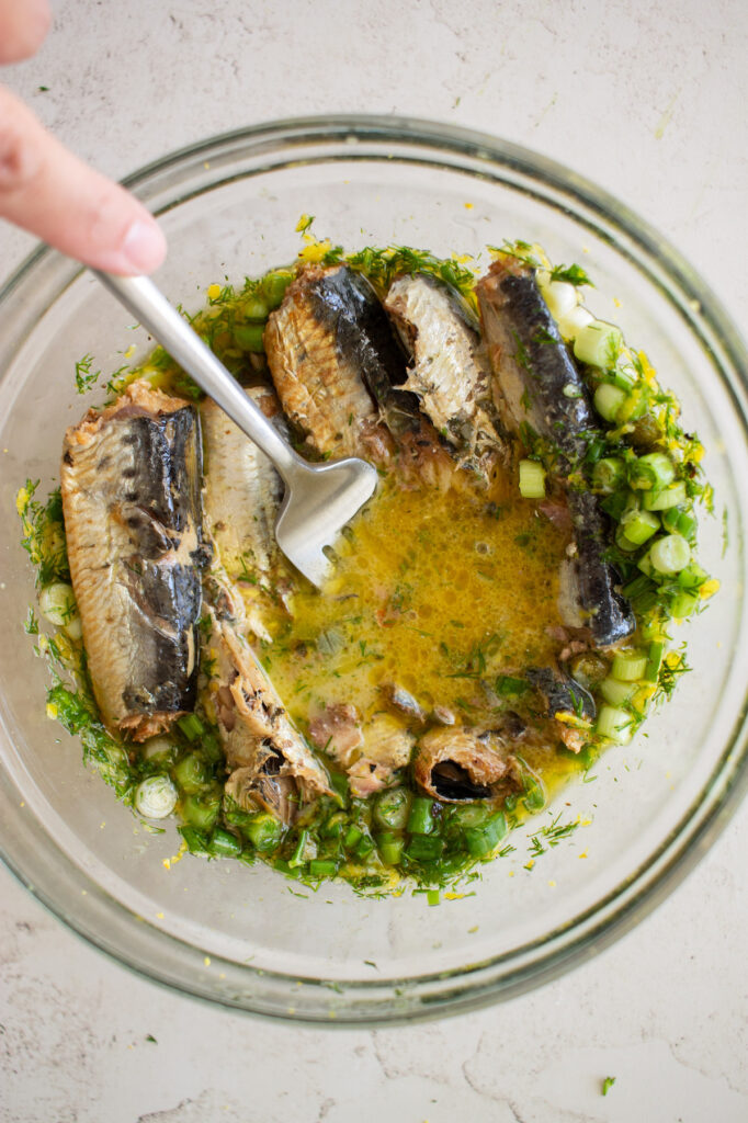Simple Sardine Salad Recipe Made with Canned Sardines